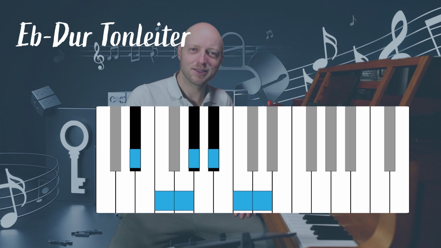Es Dur Tonleiter umfassend erklärt: Note für Note